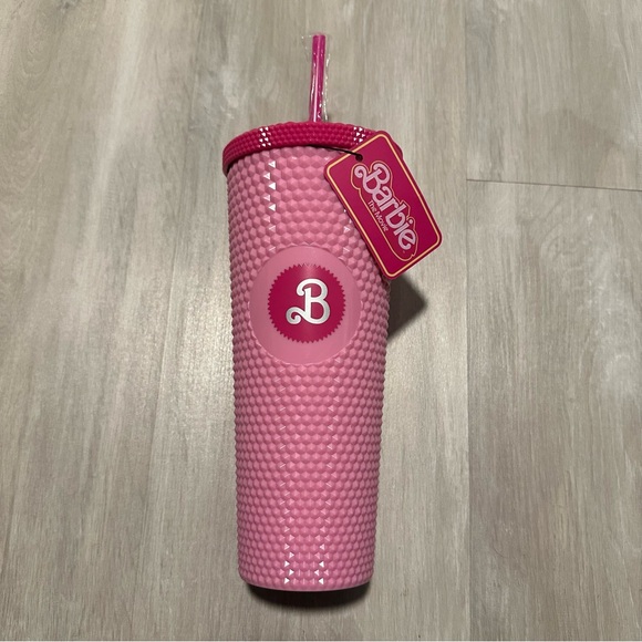 Barbie | Kitchen | Barbie Mattel 64 Ounce Pink Pyramid Reusable Cup Nwt ...